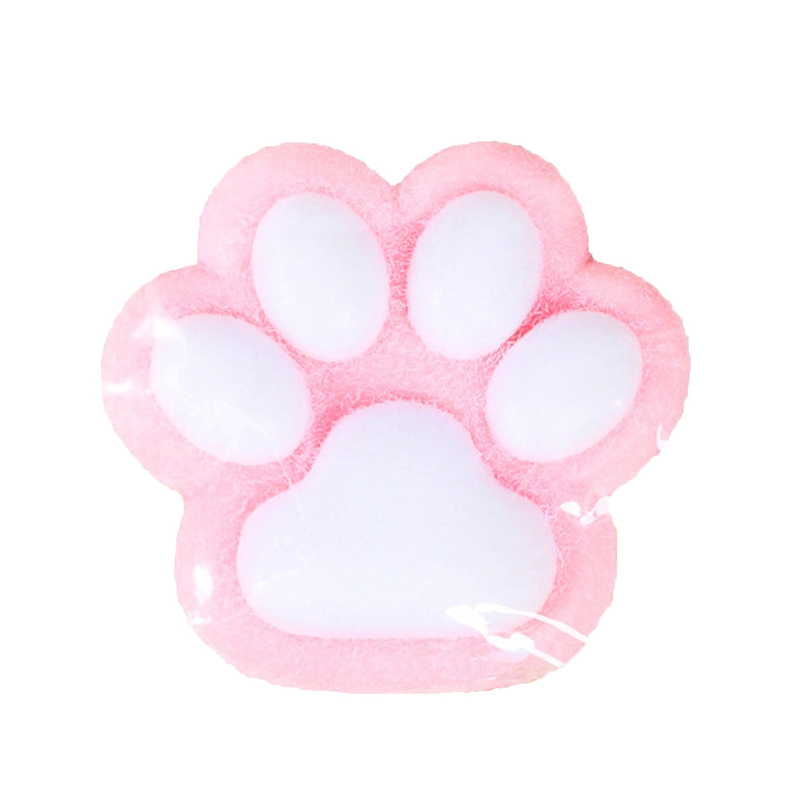 Taba Squishy Giant Flocking Mud Feeling Cat Claws Toy, Super Large ...