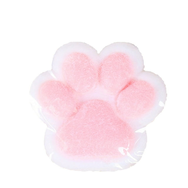 Taba Squishy Giant Flocking Mud Feeling Cat Claws Toy, Super Large ...