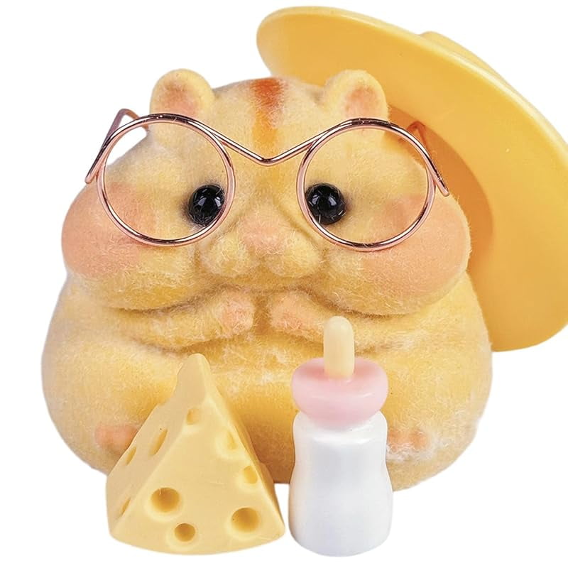 Taba Squishy Hamster Toy, Cute Squishy Hamster Fidget Toy, Realistic ...