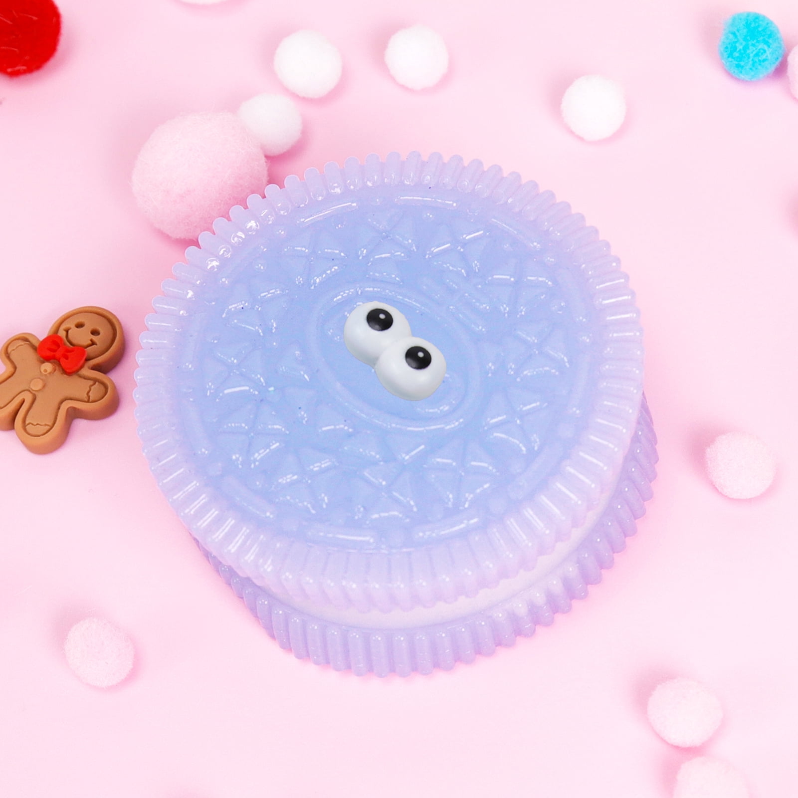 Taba Squishy Handmade Sticky, Kawaii Biscuits Squishies Fur Ball, Pinch ...