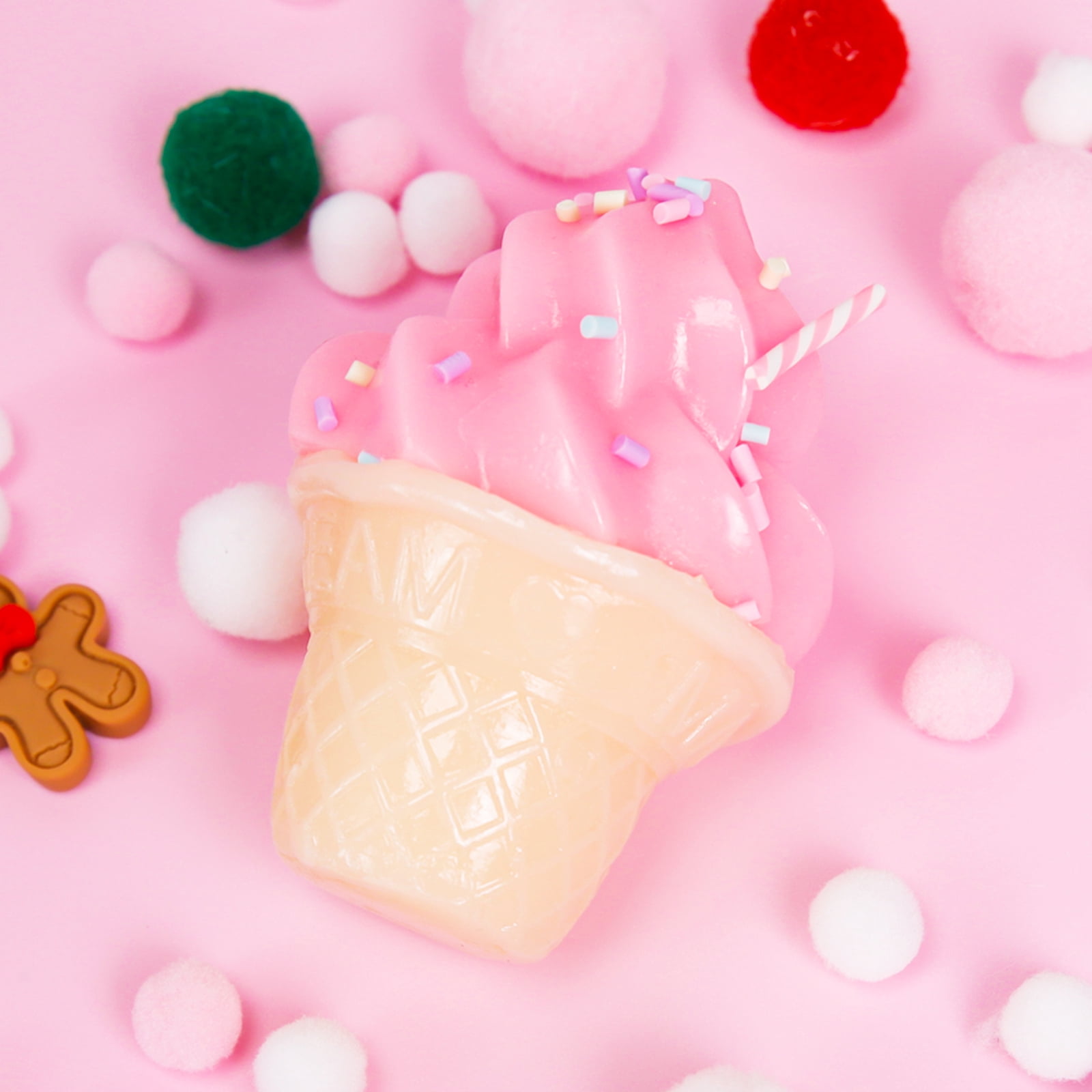 Taba Squishy Licious Ice Cream Toy Handmade, Cute Kawaii FuFu Squishies ...
