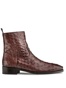 Tabac Ostrich Straight Heel Fine Zipper Men's Boot 10.5 - Walmart.com