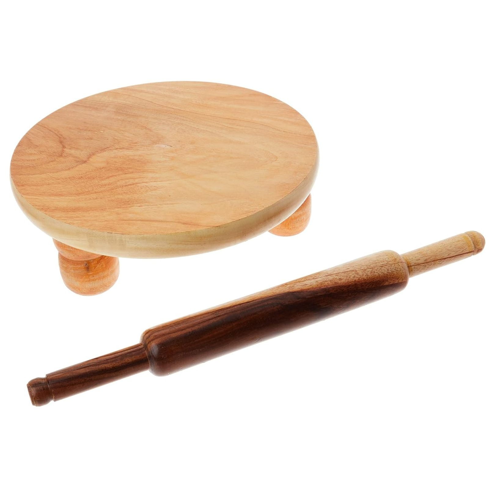 Tabakh Manual Wooden Roti Chapati Flatbread Tortilla Presser Maker with ...