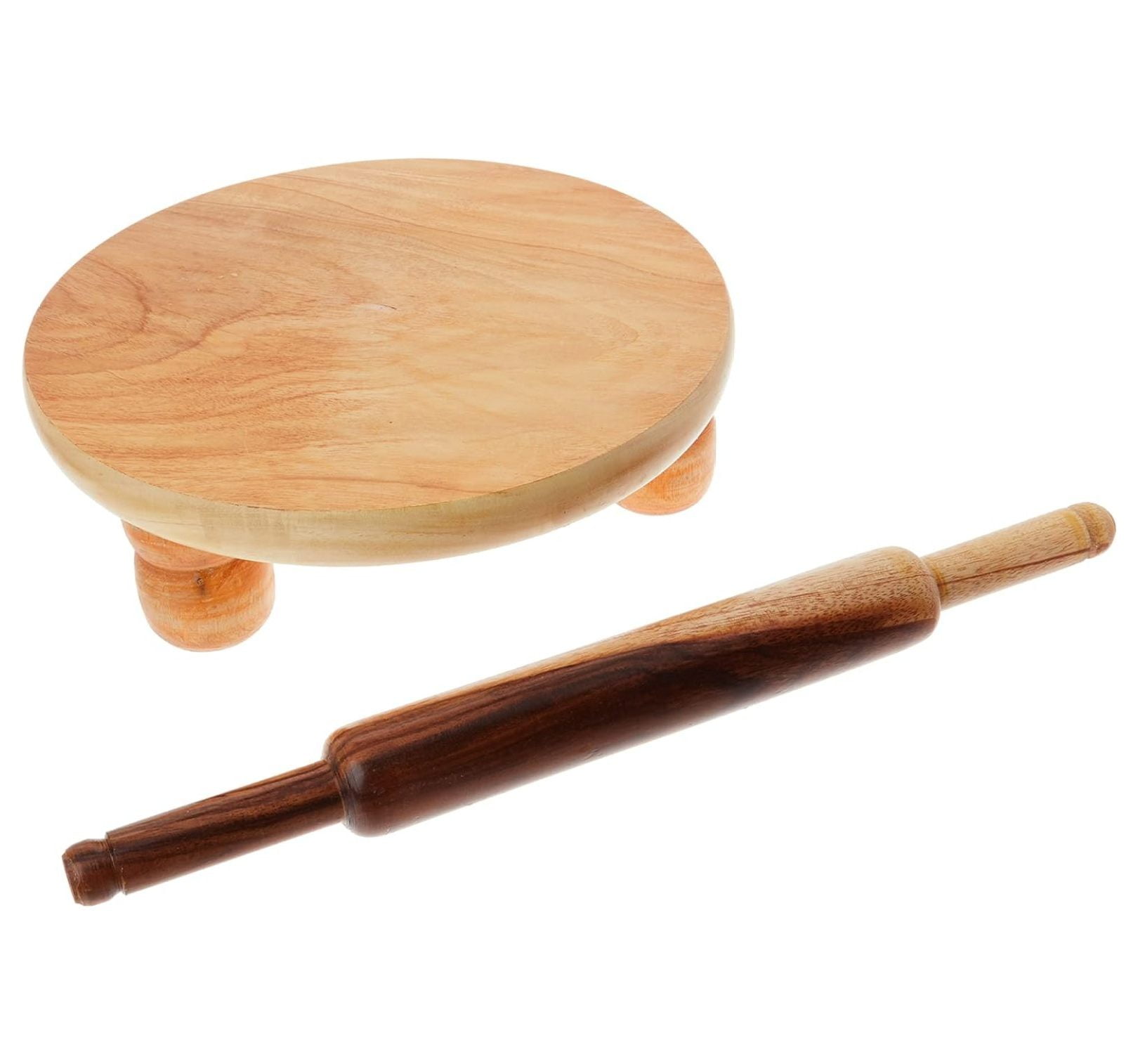 Tabakh Manual Wooden Roti Chapati Flatbread Tortilla Presser Maker with ...
