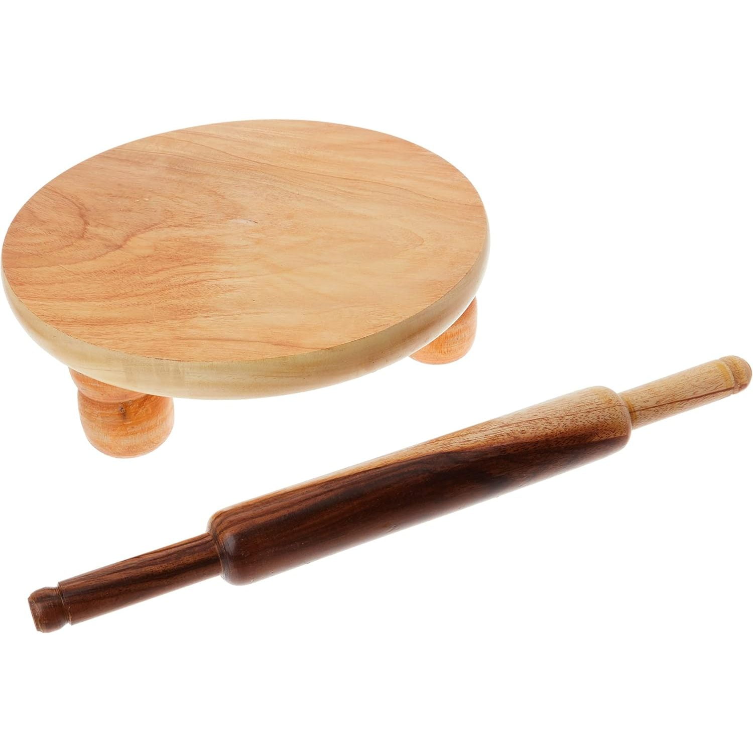 Tabakh Manual Wooden Roti Chapati Flatbread Tortilla Presser Maker with ...