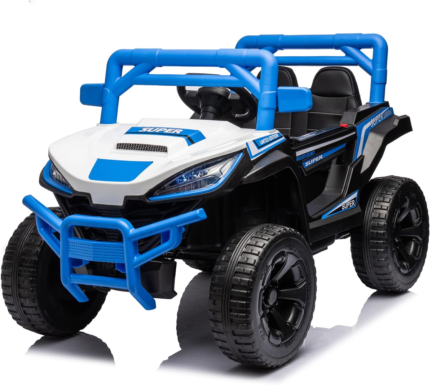 Tabaray 12V Ride on Truck,2 Seater Battery Powered Cars,Kids UTV with ...