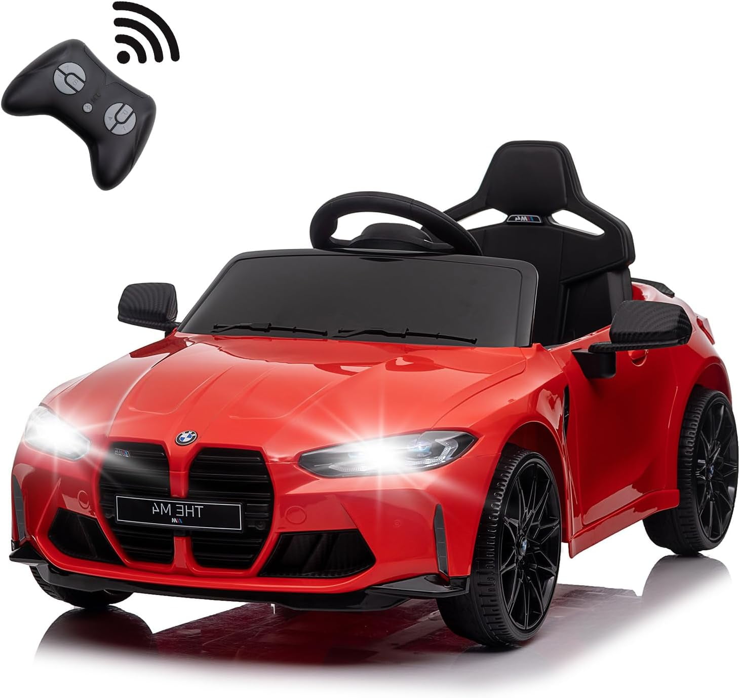Tabaray 12v Kids Ride on Toy Car Authorized by BMW M4, Kids Electric ...