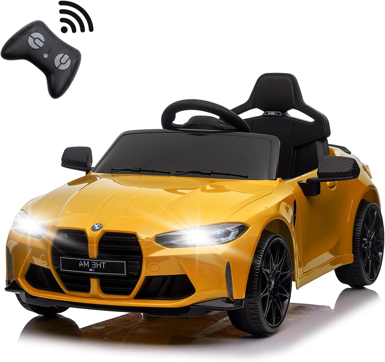 Tabaray 12v Kids Ride on Toy Car Authorized by BMW M4, Kids Electric ...