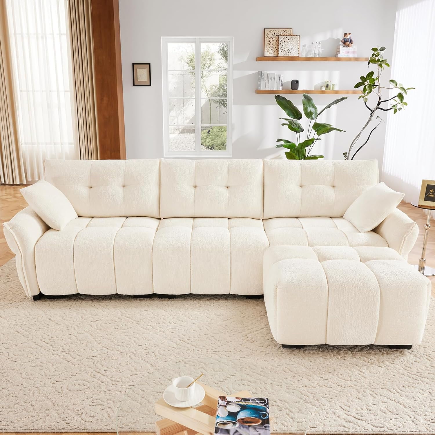 Tabaray Modular Sectional Sofa,Cloud Sectional Couch with Deep Seat ...