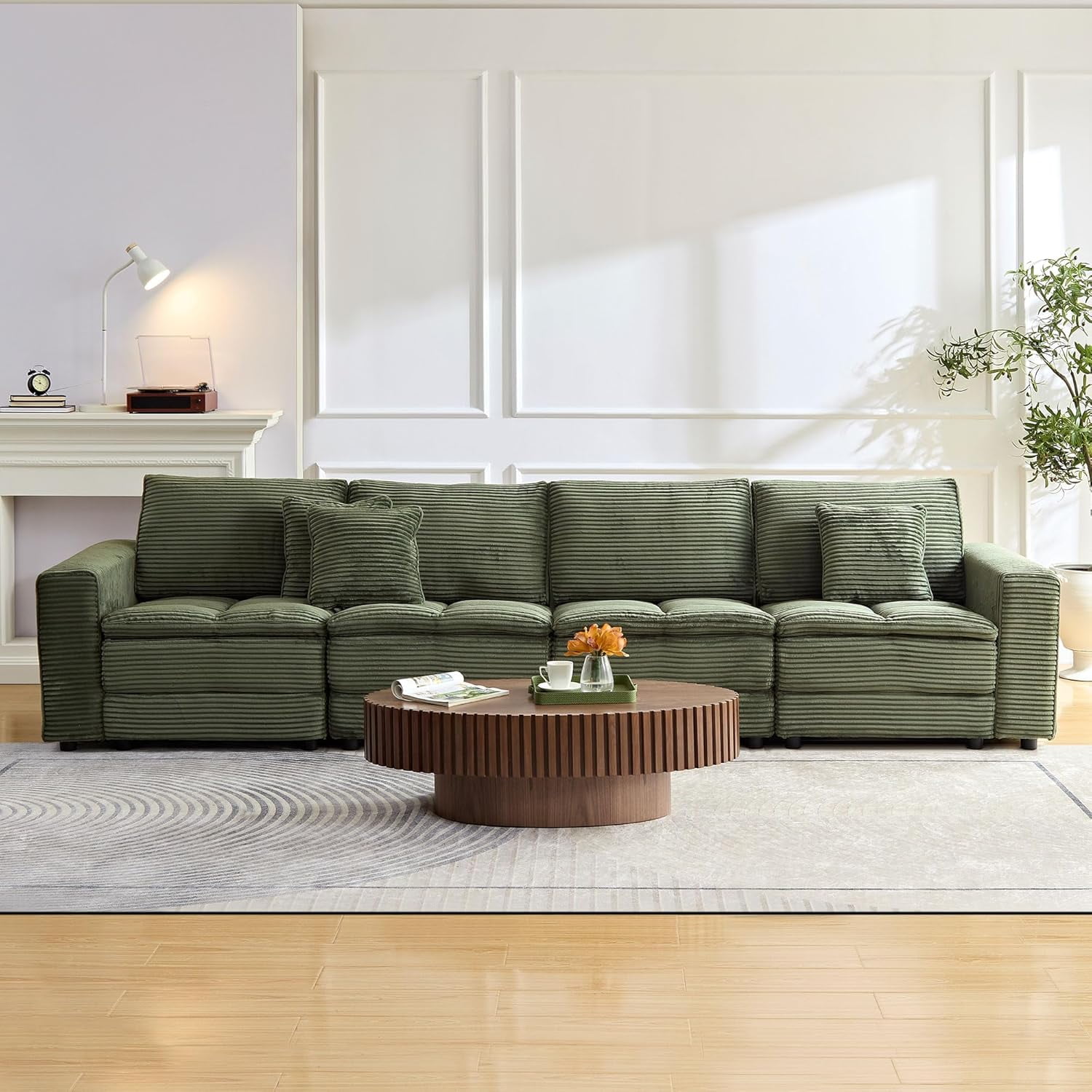 Tabaray Oversized Sectional Sofa Couch, I Shaped Modular Corner Couch ...