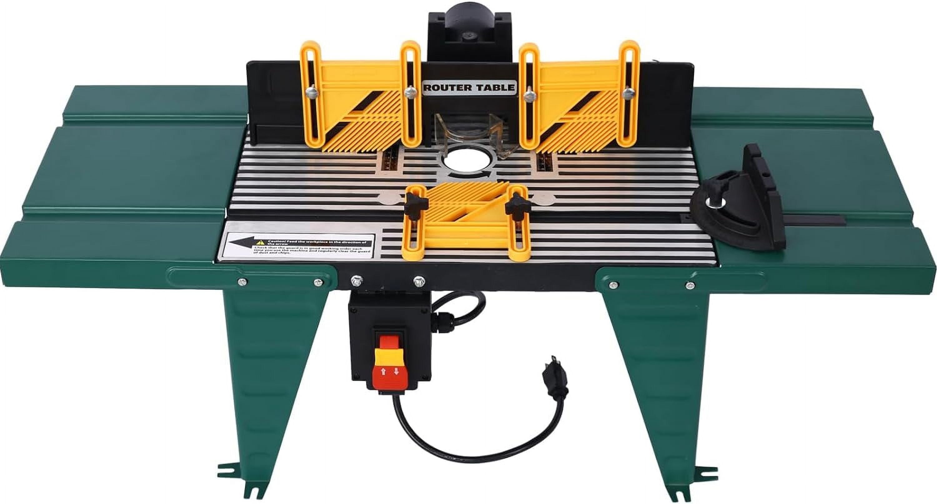Tabaray Router Table, Electric Bench top Router Table Aluminum with ...