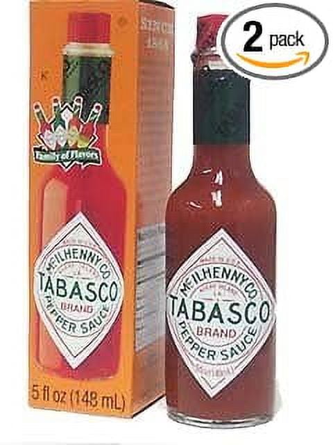 Tabasco Brand Pepper Sauce - Original Red 5oz. Pack of 2 - Walmart.com