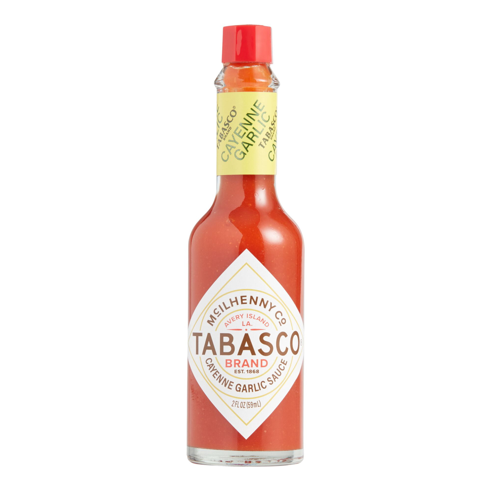 Tabasco Cayenne Garlic Hot Sauce 2 oz 2 each - Walmart.com