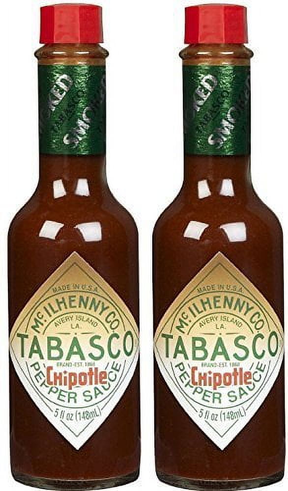 Tabasco Chipotle Smoked Red Jalapeno Pepper Sauce, 5 oz (Set of 2) by ...