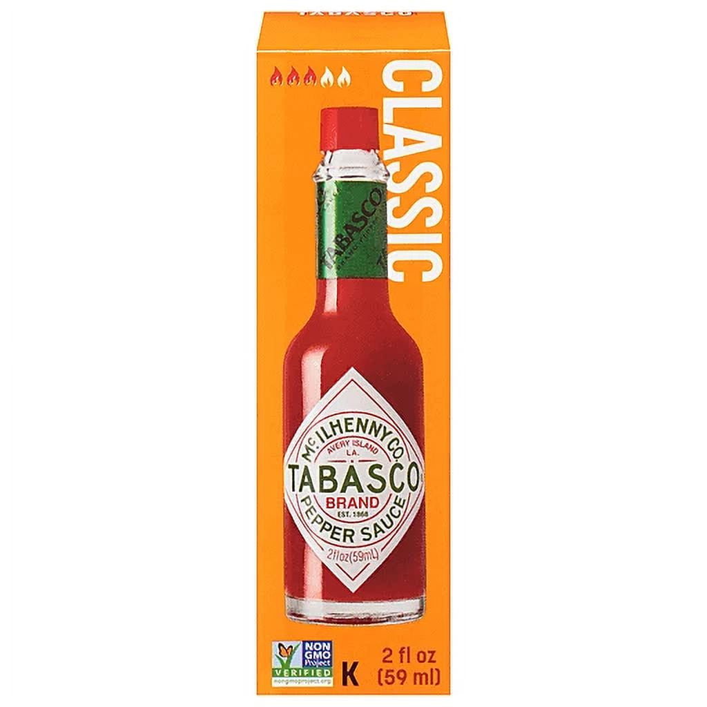 Tabasco Classic Pepper Sauce 2 Fl Oz (2 pack) - Walmart.com