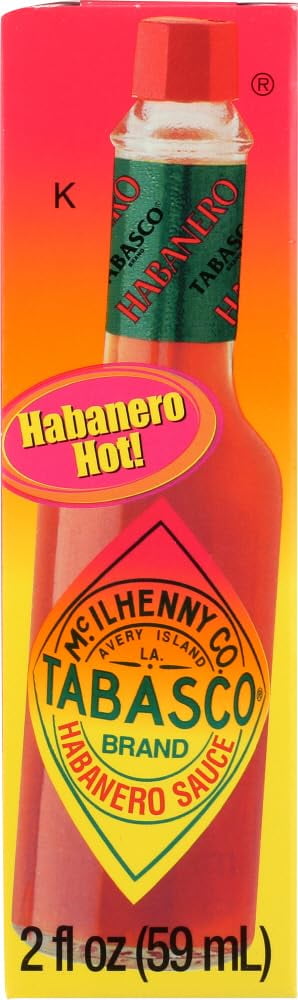 Tabasco Habanero Pepper Sauce, 2 Fluid Ounce Pack of 12-9588967500 ...