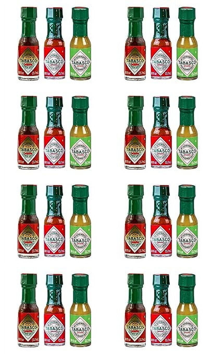 Tabasco Mini 1/8th Ounce Sauce Bundled by Louisiana Pantry (3 Flavor ...