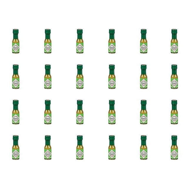 Tabasco Mini 1/8th Ounce Sauce Bundled by Louisiana Pantry (Green ...