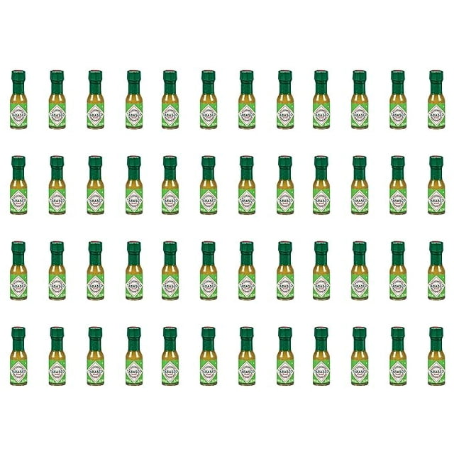 Tabasco Mini 1/8th Ounce Sauce Bundled by Louisiana Pantry (Green ...