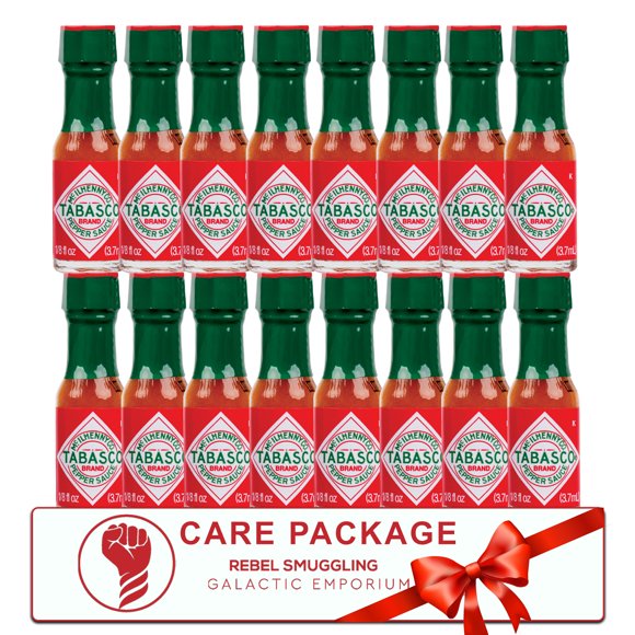 Mini Tabasco Bottles Can