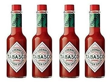 Tabasco Original Flavor Pepper Sauce 2 oz (Pack of 4) - Walmart.com