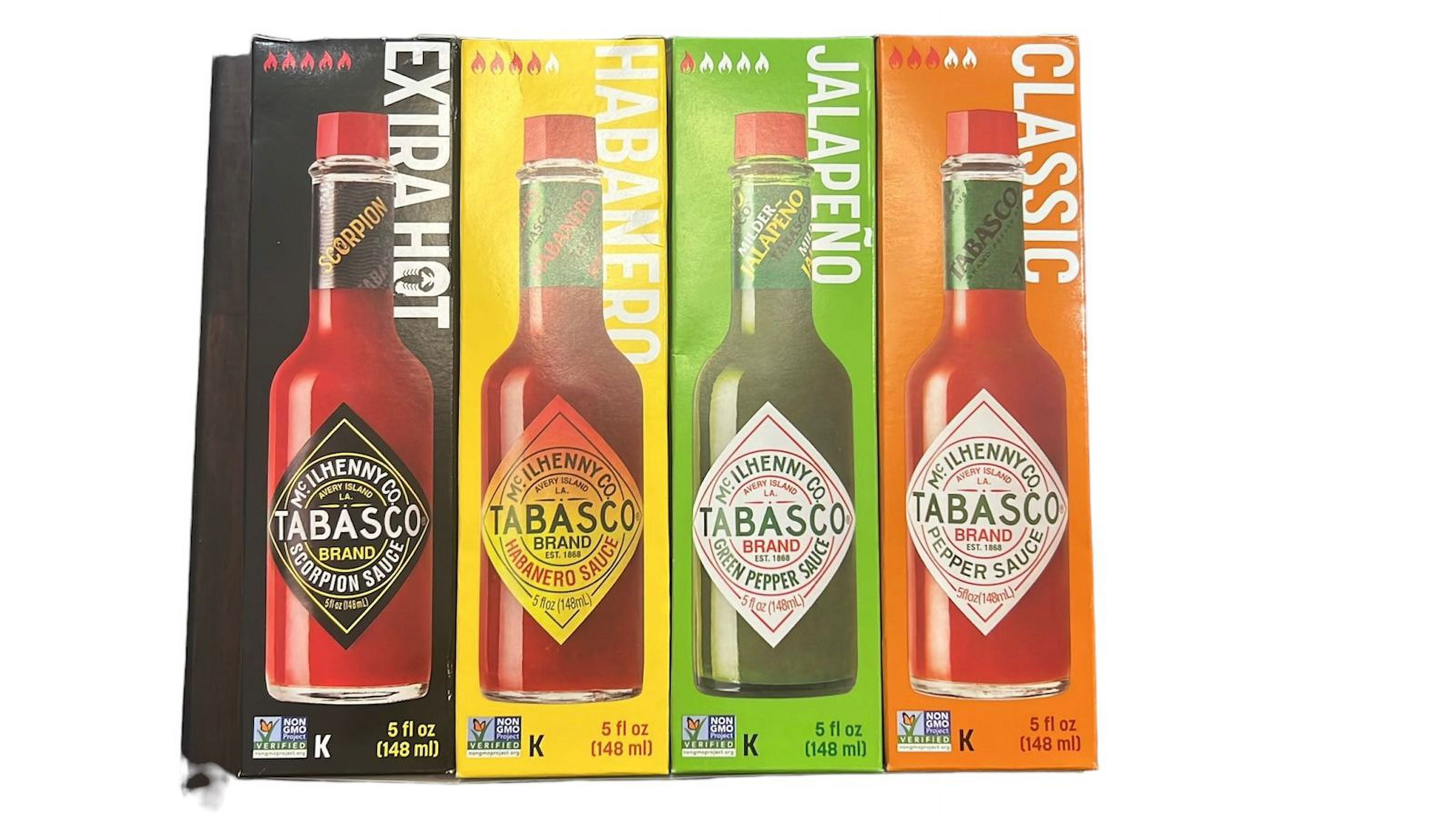 Tabasco Original Red Pepper Sauce, Green Pepper Sauce, Habanero Sauce ...
