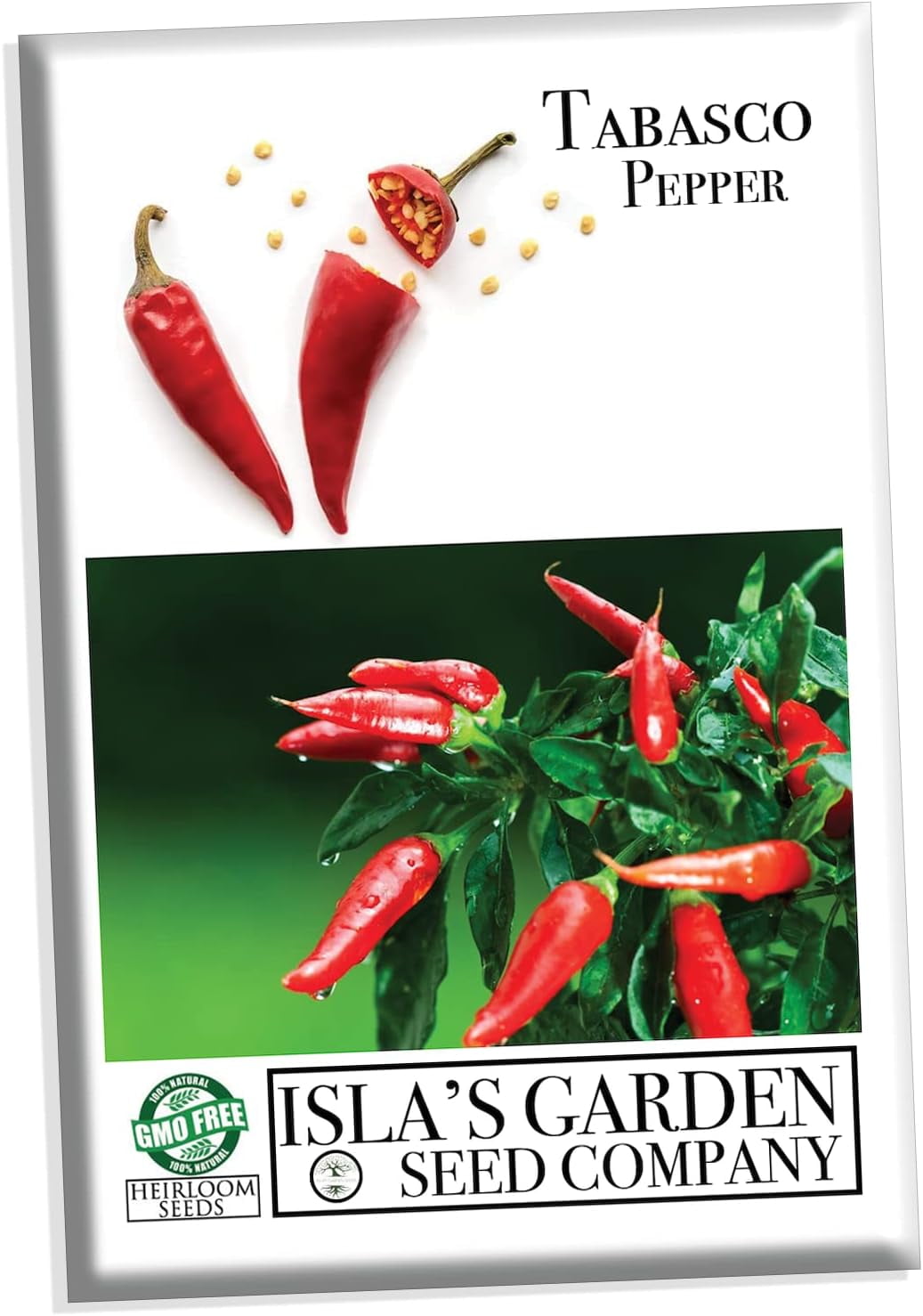Tabasco Pepper Seeds, 50+ Seeds Per Packet – Non-GMO, Heirloom Variety ...