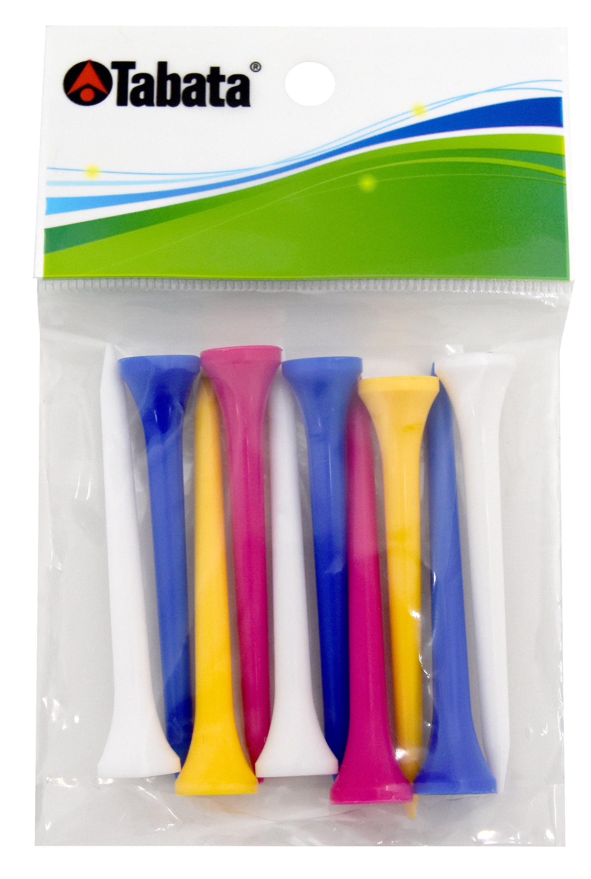 Tabata GOLF GV0476 Plastic Slim Tee Long 2-3/4 Inch, 70mm, 10 Pack, Assorted Colors - Walmart.com