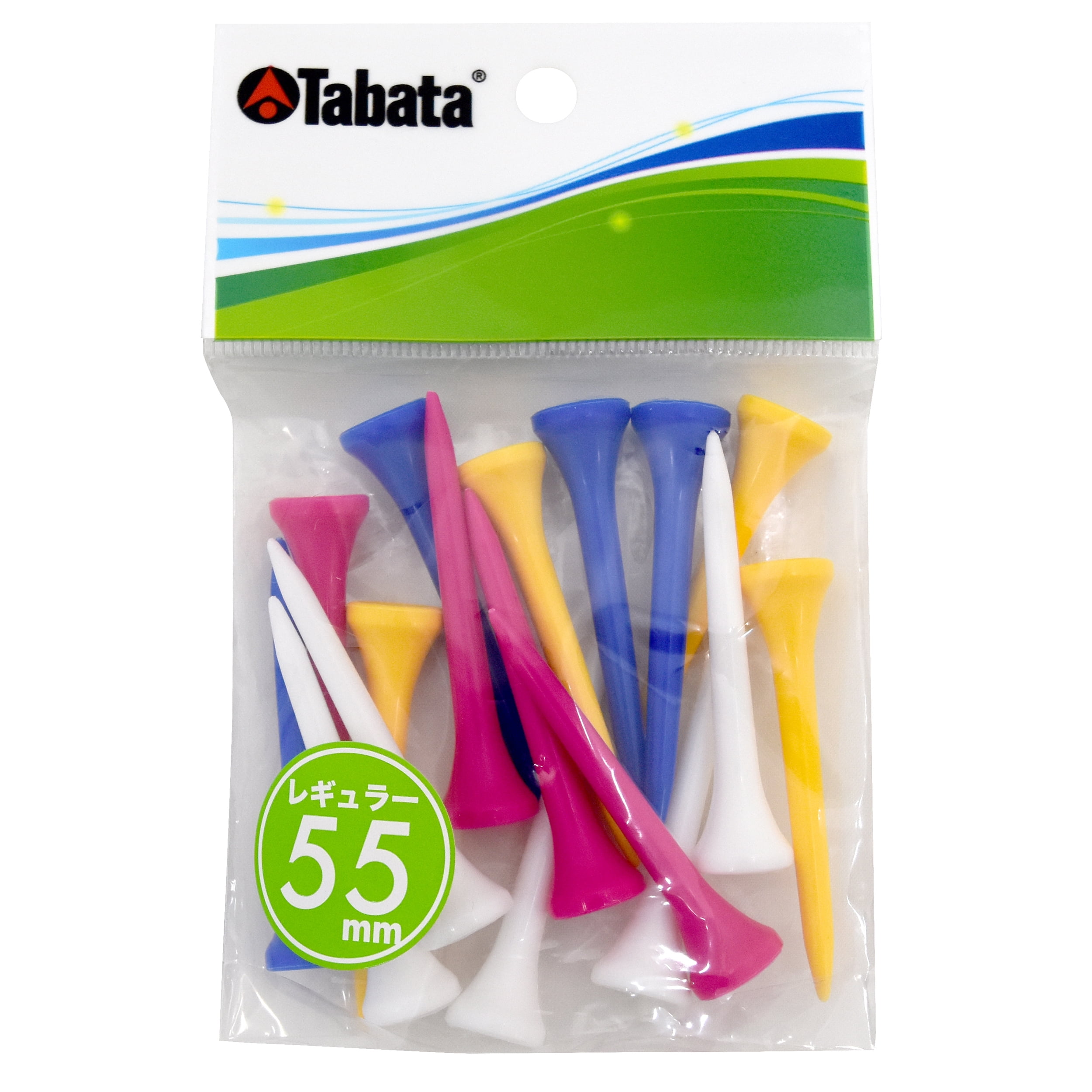 Tabata GOLF GV1418 Slim Tee Regular 2.16 Inch, 55mm, 17 Pack, Assorted ...