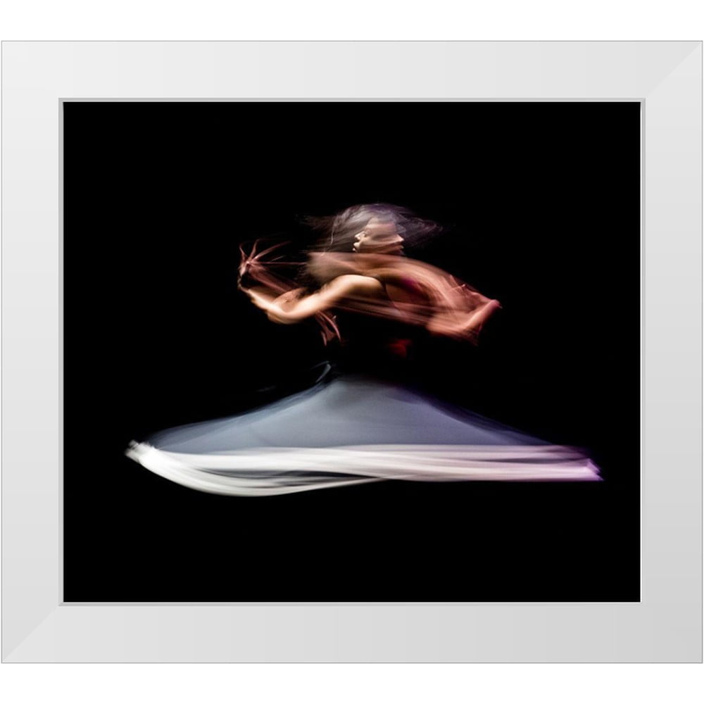 Tabate, Mohcine 22x20 White Modern Wood Framed Museum Art Print Titled - The Last Dance Of Death ...