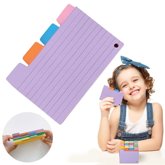 Tabbed Index Cards 3X5 Lined Index Card Dividers with Tabs 3" X 5 ...