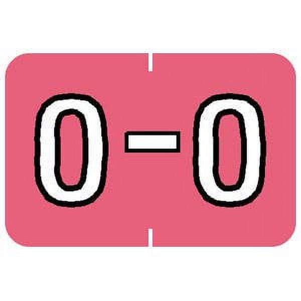 Tabbies Barkley ABKM Compatible 71620 Series Alpha Labels, Pink "O", 1â ...