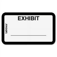 Legal Exhibit Stickers 1X1.65 inch Coded Exhibit Labels for Office ...