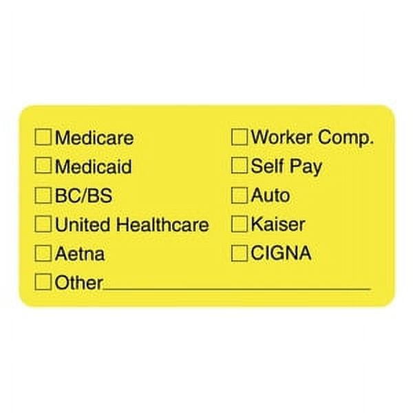 Tabbies Medical Office Insurance Check Labels - Walmart.com