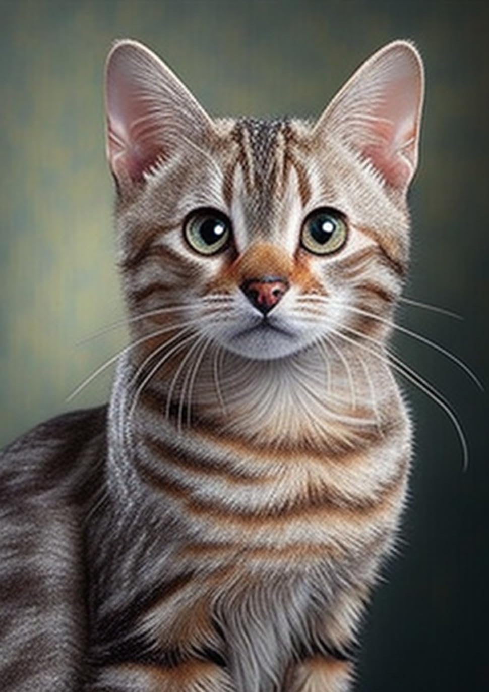 Tabby Cat Animal Brain Stimulator 1000 Pieces Jigsaw Puzzle Adult ...