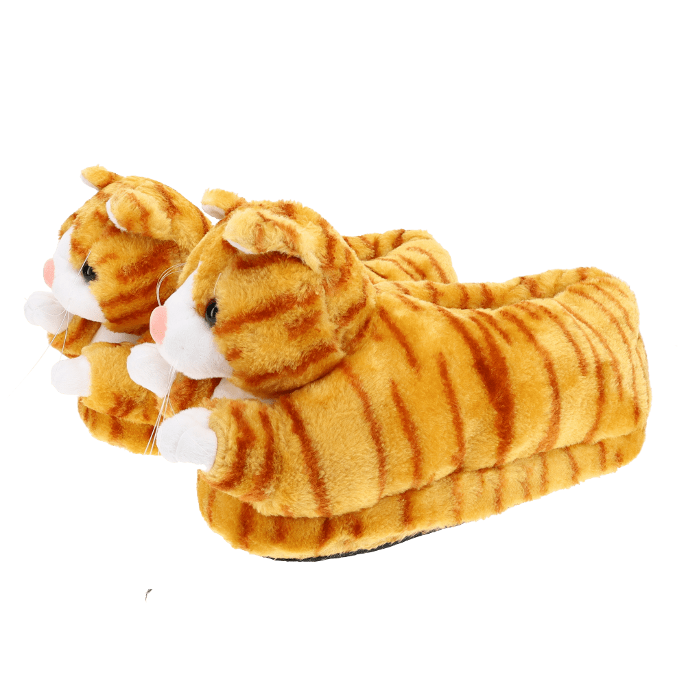 Tabby Cat Slippers - Large - Walmart.com