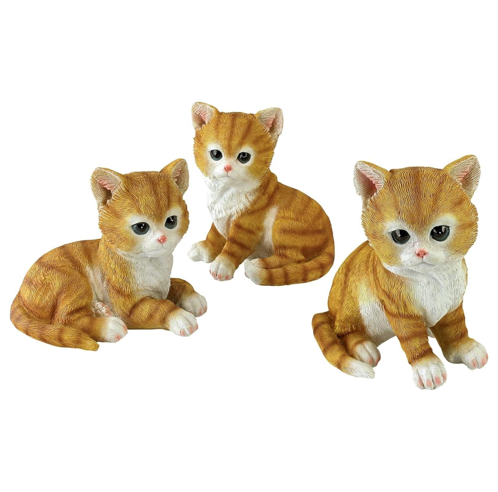 Tabby Kitten Triplets, Baby Cat Statues - Walmart.com
