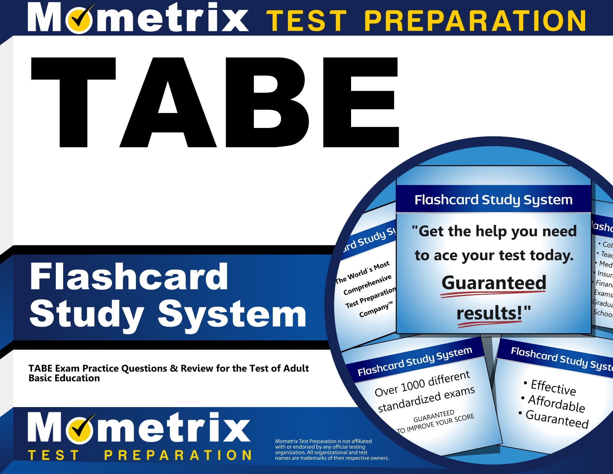Tabe Flashcard Study System : Tabe Exam Practice Questions and Review ...