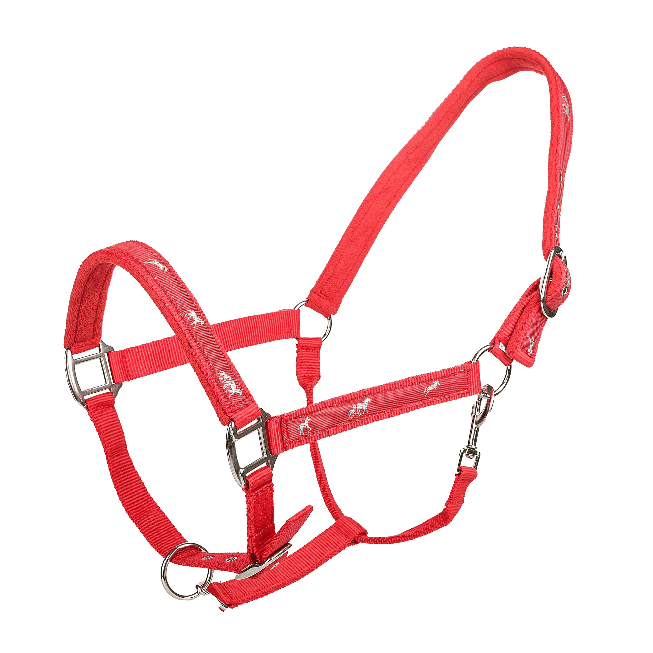Tabelo Running Horse Halter w/Snap[ Horse Red ] - Walmart.com