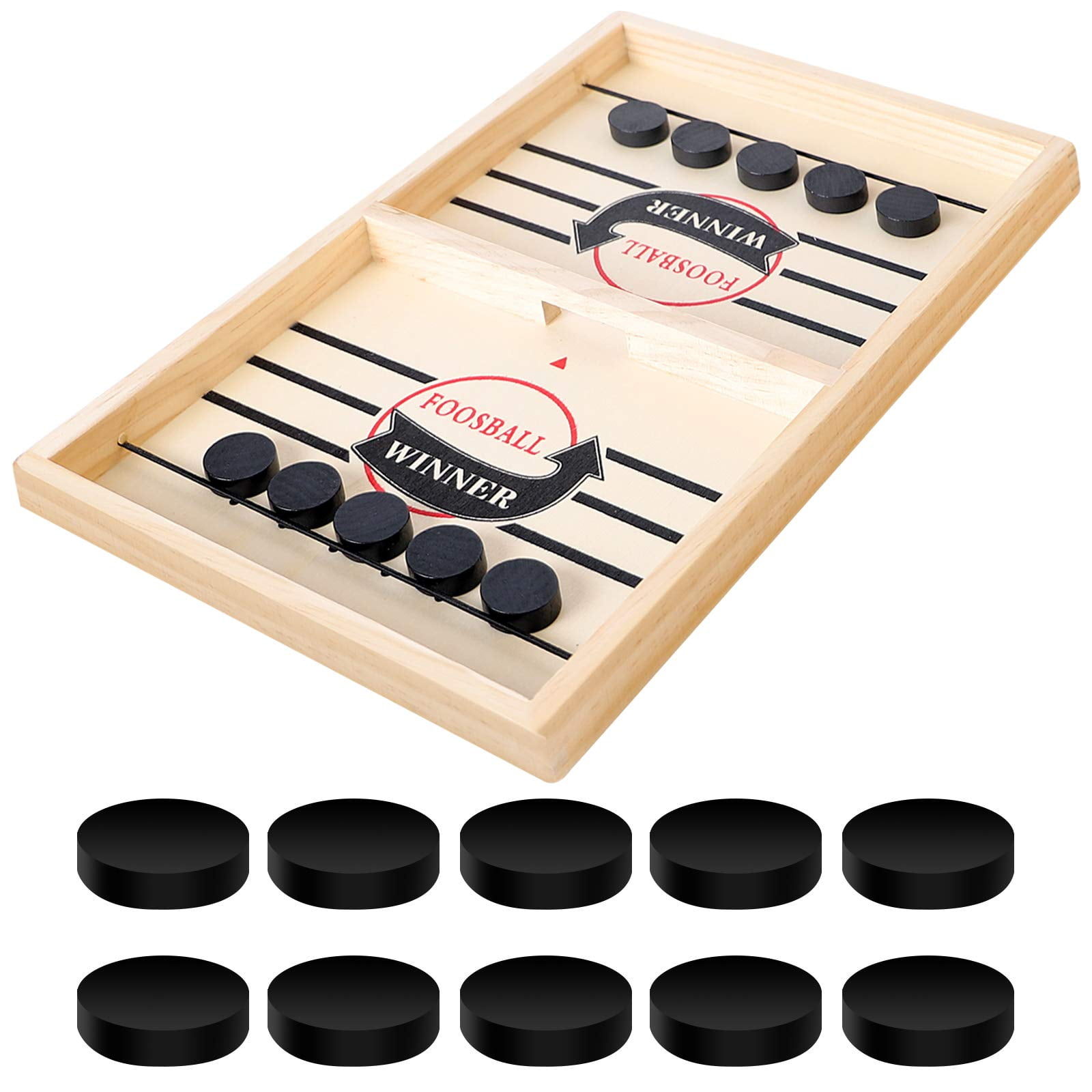 Table Battle Game, Fast Sling Puck Game Table Desktop Ice Hockey Game ...
