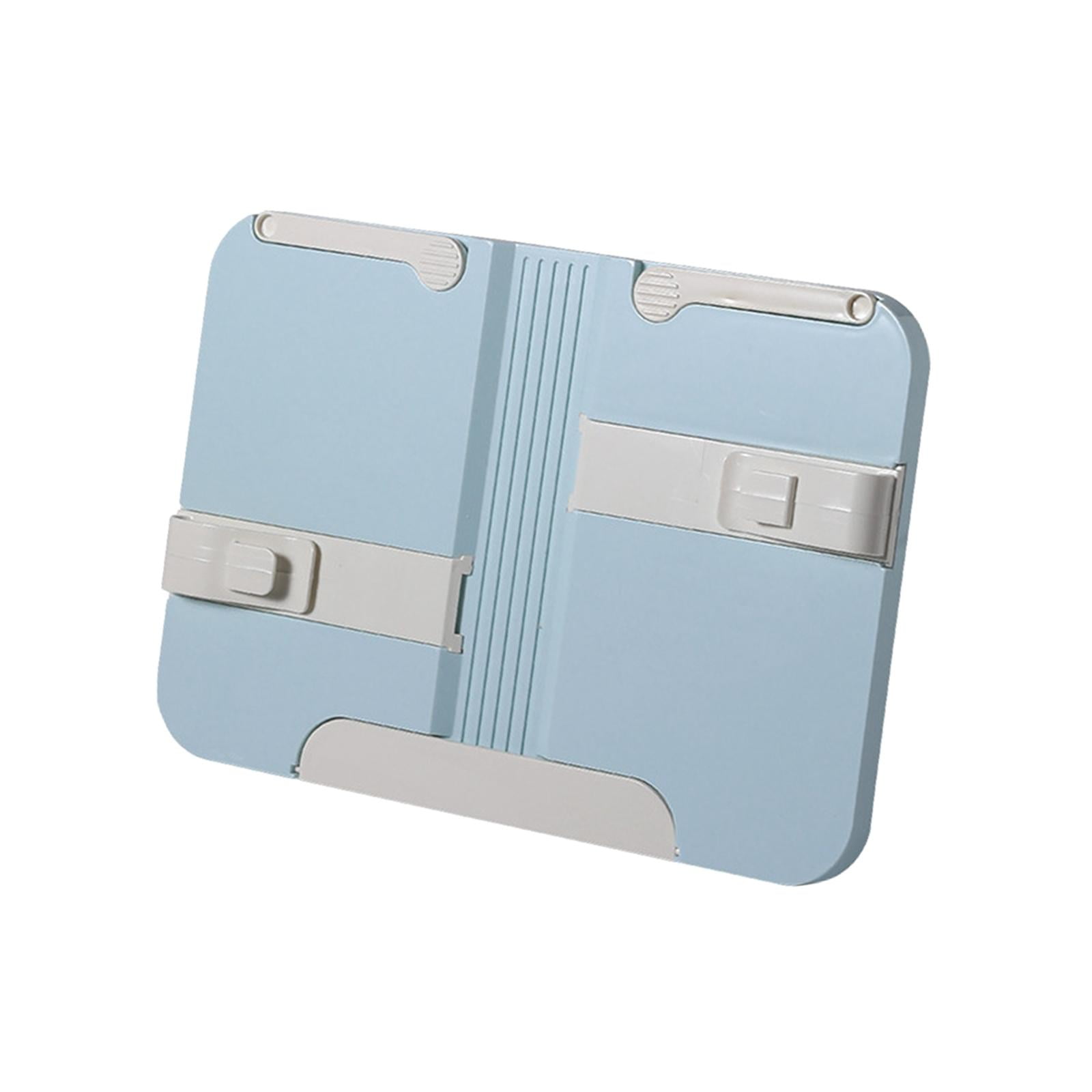 Table Book Holder Folding Book Stand for Reading Recipe Shelf Cookbook ...