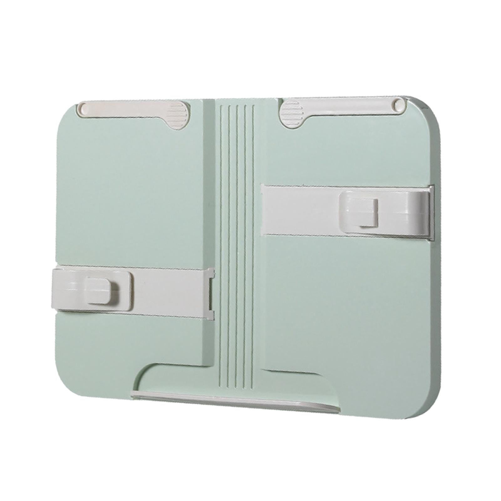 Table Book Holder Folding Book Stand for Reading Recipe Shelf Cookbook ...