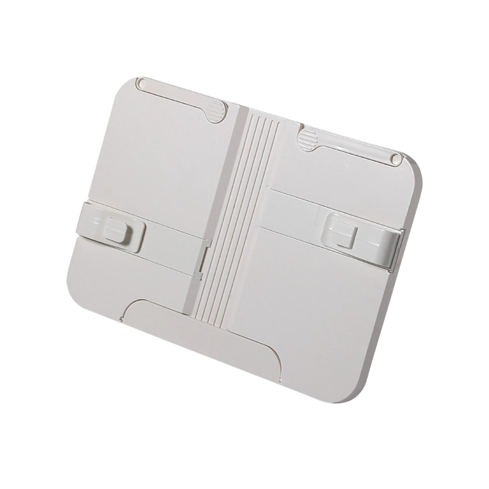 Table Book Holder Folding Book Stand for Reading Recipe Shelf Cookbook ...