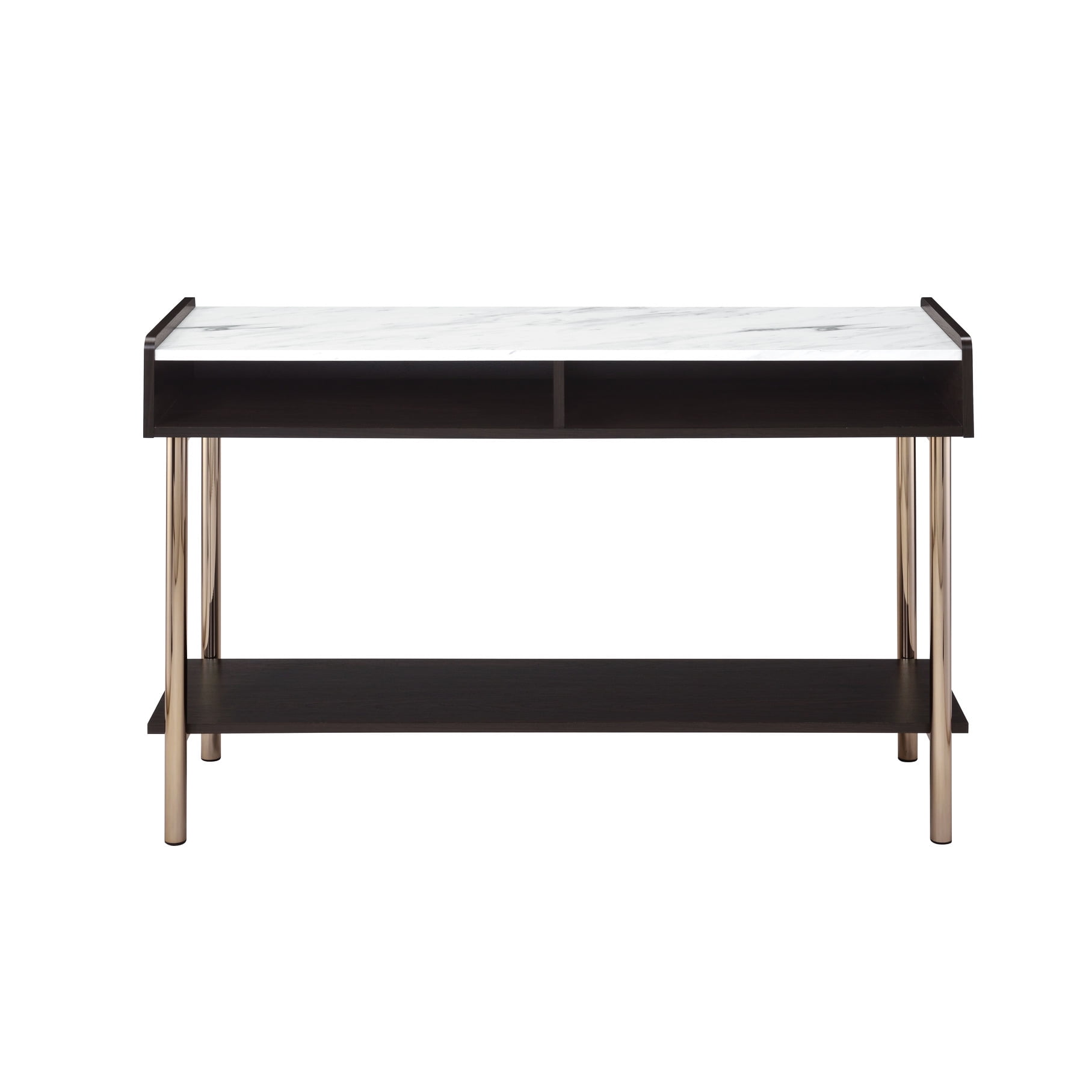 Table In Brown - Combining Walnut Wood Color Paper Veneer & White ...