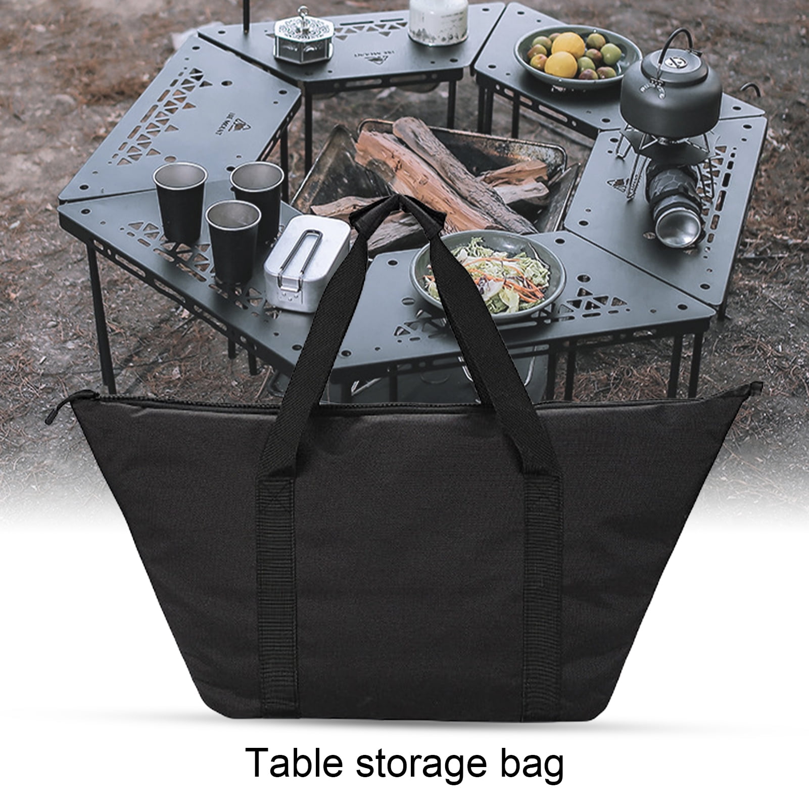 Table Carry Bag with Heavy Duty Construction for Outdoor, Barbecue ...