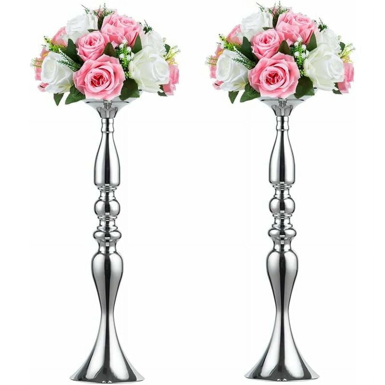 Table Centerpiece Stand For Wedding Candelabra, Flowers Vases Space ...