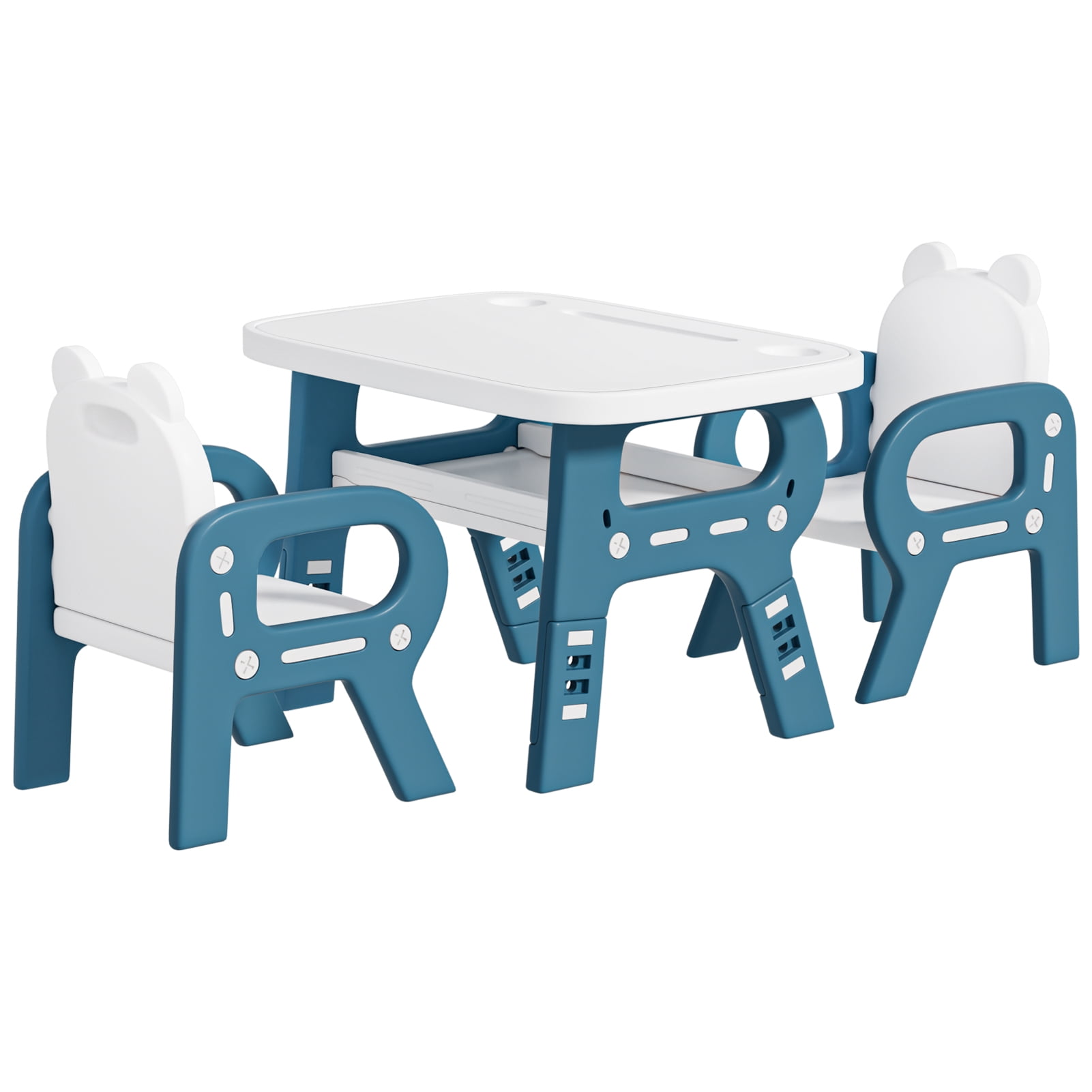 Table Chairs Set, Kids Table and 2 Chairs Set, Toddlers Table Chairs ...