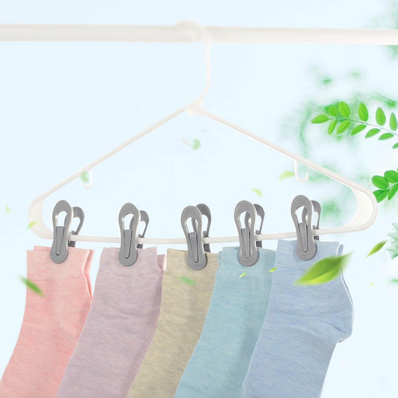 Table Clamps with Pole Round Head PP Clip Functional Round Tube Hanger ...