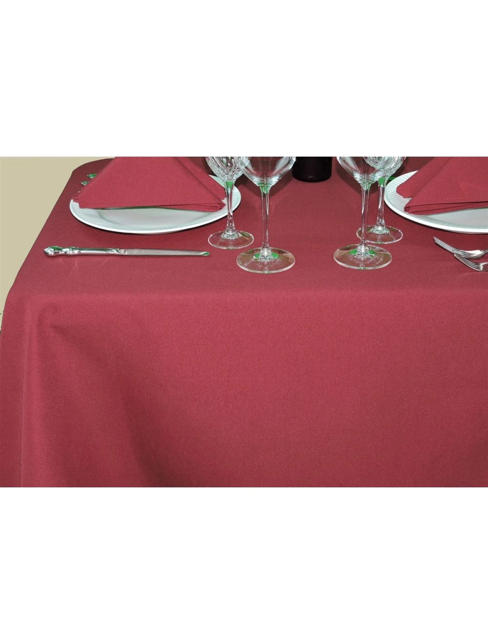 Table Cloth 132"x132" Fabric 6 oz. 100% Polyester Filament "Visa Plus ...