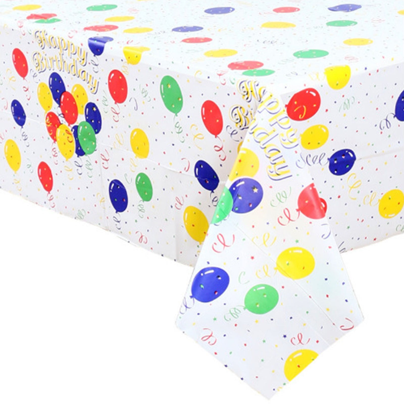 Table Cloth Clearance! Leott 2 Pack Happy Birthday Plastic Tablecloths ...